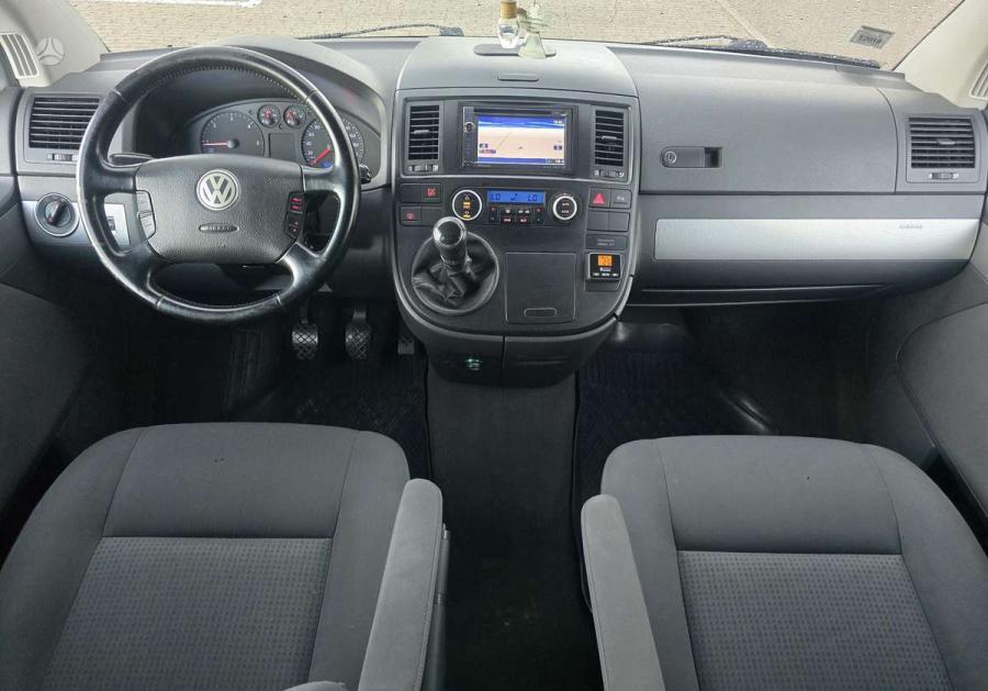 Grey Volkswagen Multivan 2008 in Panevezys, with an engine capacity of 1.90 L and mileage of 328 thousand km for 10499 €, photo 10 on AUTOMOTO.COM.LV