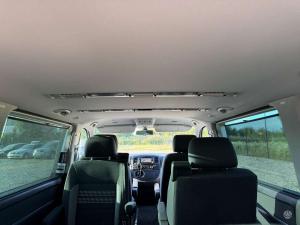 Grey Volkswagen Multivan 2013 in Vilnius, with an engine capacity of 1.97 L and mileage of 267 thousand km for 13950 €, photo 35 on AUTOMOTO.COM.LV