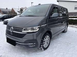 Grey Volkswagen Multivan 2020 in Vilnius, with an engine capacity of 2.00 L and mileage of 118 thousand km for 39690 €, photo 1 on AUTOMOTO.COM.LV