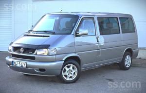 Grey Volkswagen Multivan 2000 in Tukums, with an engine capacity of 2.50 L and mileage of 376 thousand km for 3350 €, photo 1 on AUTOMOTO.COM.LV