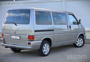 Grey Volkswagen Multivan 2000 in Tukums, with an engine capacity of 2.50 L and mileage of 376 thousand km for 3350 €, photo 3 on AUTOMOTO.COM.LV