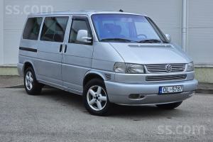 Grey Volkswagen Multivan 2000 in Tukums, with an engine capacity of 2.50 L and mileage of 460 thousand km for 6800 €, photo  on AUTOMOTO.COM.LV