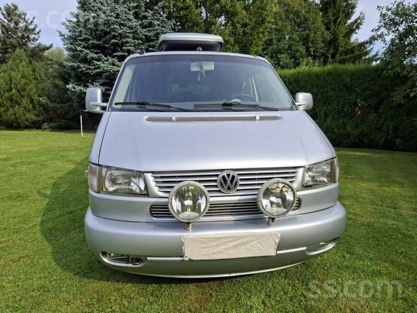 Grey Volkswagen Multivan 2001 in Riga, with an engine capacity of 2.50 L and mileage of 444 thousand km for 7200 €, photo 8 on AUTOMOTO.COM.LV