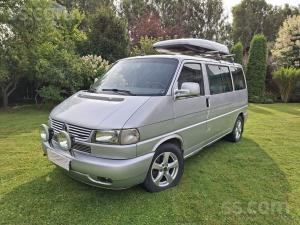 Grey Volkswagen Multivan 2001 in Riga, with an engine capacity of 2.50 L and mileage of 444 thousand km for 7200 €, photo 13 on AUTOMOTO.COM.LV