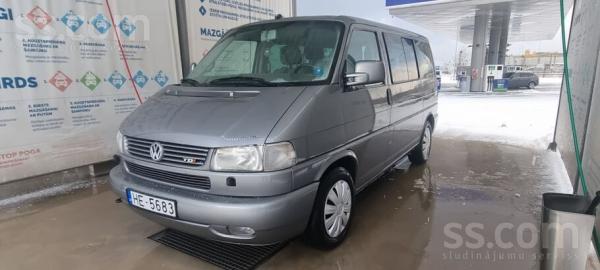 Pelēks Volkswagen Multivan 2002 Liepāja, ar dzinēja tilpumu 2.50 L un nobraukumu 327 tūkst. km par 8400 €, foto 4 vietnē AUTOMOTO.COM.LV