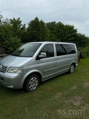 Pelēks Volkswagen Multivan 2003 Gulbene, ar dzinēja tilpumu 2.50 L un nobraukumu 419 tūkst. km par 4000 €, foto  vietnē AUTOMOTO.COM.LV