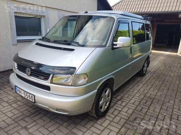 Pelēks Volkswagen Multivan 2003 Ogre, ar dzinēja tilpumu 2.50 L un nobraukumu 352 tūkst. km par 9500 €, foto 2 vietnē AUTOMOTO.COM.LV