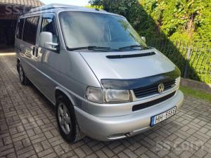 Grey Volkswagen Multivan 2003 in Ogre, with an engine capacity of 2.50 L and mileage of 352 thousand km for 9500 €, photo  on AUTOMOTO.COM.LV