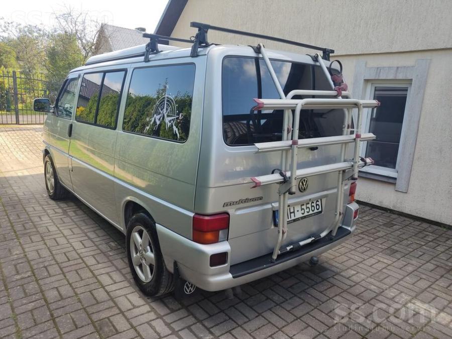 Grey Volkswagen Multivan 2003 in Ogre, with an engine capacity of 2.50 L and mileage of 352 thousand km for 9500 €, photo 4 on AUTOMOTO.COM.LV