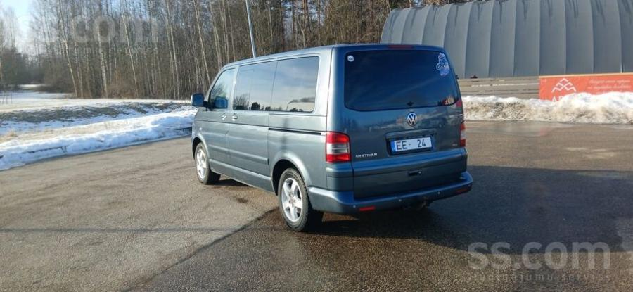 Pelēks Volkswagen Multivan 2008 Valmiera, ar dzinēja tilpumu 2.50 L un nobraukumu 321 tūkst. km par 9300 €, foto 4 vietnē AUTOMOTO.COM.LV