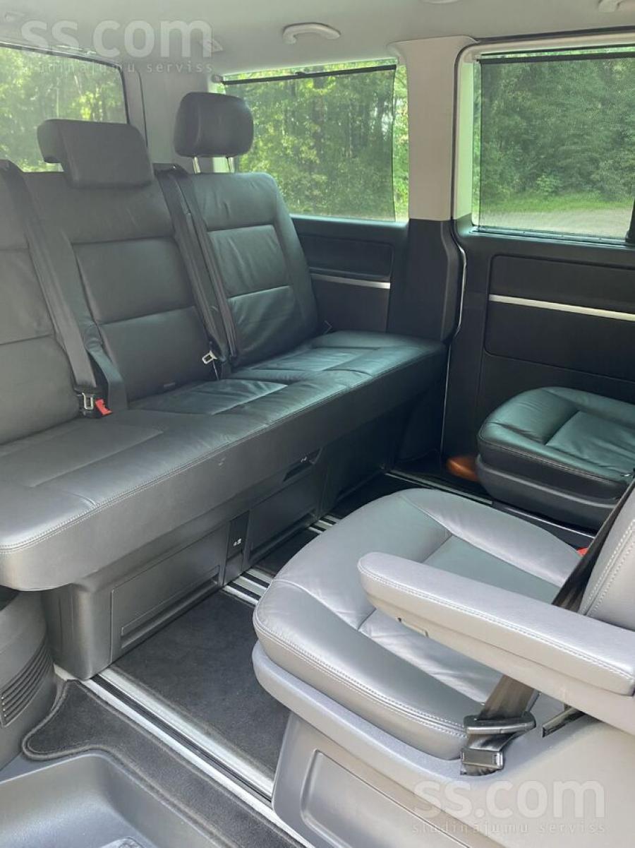 Grey Volkswagen Multivan 2010 in Riga, with an engine capacity of 2.00 L and mileage of 0 thousand km for 13590 €, photo 10 on AUTOMOTO.COM.LV