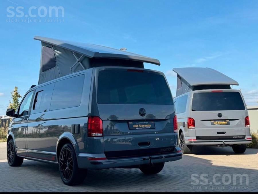 Grey Volkswagen Multivan 2020 in Liepaja, with an engine capacity of 2.00 L and mileage of 155 thousand km for 45499 €, photo 5 on AUTOMOTO.COM.LV