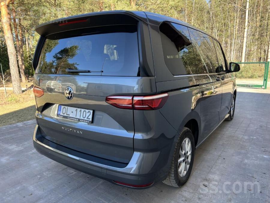 Grey Volkswagen Multivan 2023 in Jurmala, with an engine capacity of 2.00 L and mileage of 0 thousand km for 39950 €, photo 5 on AUTOMOTO.COM.LV