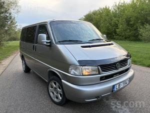 Pelēks Volkswagen Multivan 1998 Daugavpils, ar dzinēja tilpumu 2.50 L un nobraukumu 385 tūkst. km par 4300 €, foto  vietnē AUTOMOTO.COM.LV