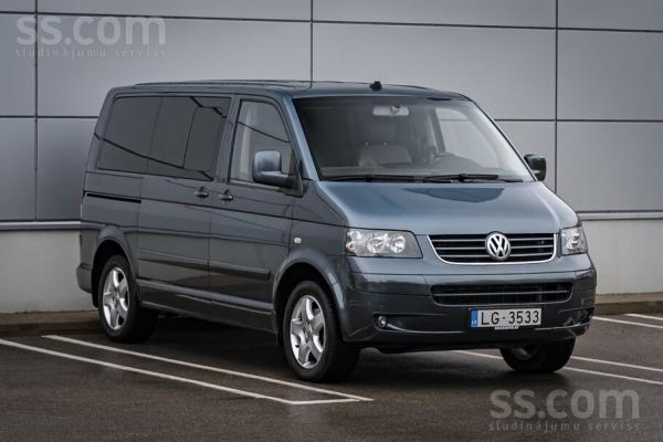 Pelēks Volkswagen Multivan 2006 Rīga, ar dzinēja tilpumu 2.50 L un nobraukumu 355 tūkst. km par 7950 €, foto 3 vietnē AUTOMOTO.COM.LV