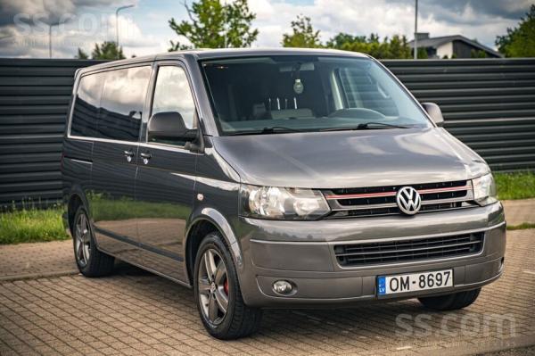Grey Volkswagen Multivan 2010 in Riga, with an engine capacity of 2.00 L and mileage of 0 thousand km for 9990 €, photo 3 on AUTOMOTO.COM.LV