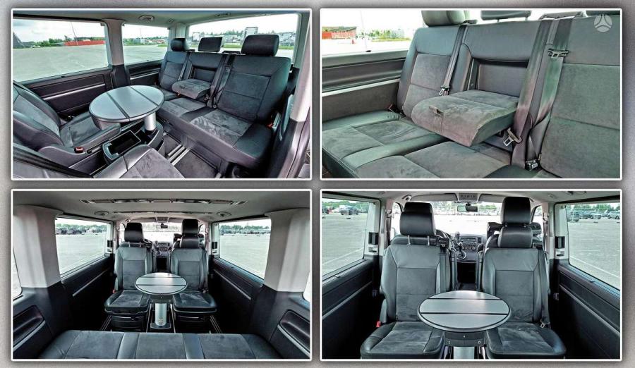 Pelēks Volkswagen Multivan 2014 Viļņa, ar dzinēja tilpumu 2.00 L un nobraukumu 260 tūkst. km par 18900 €, foto 31 vietnē AUTOMOTO.COM.LV