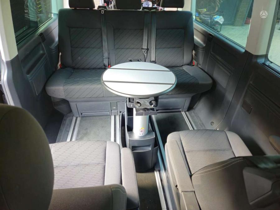 Grey Volkswagen Multivan 2015 in Prienai, with an engine capacity of 1.97 L and mileage of 167 thousand km for 17300 €, photo 52 on AUTOMOTO.COM.LV