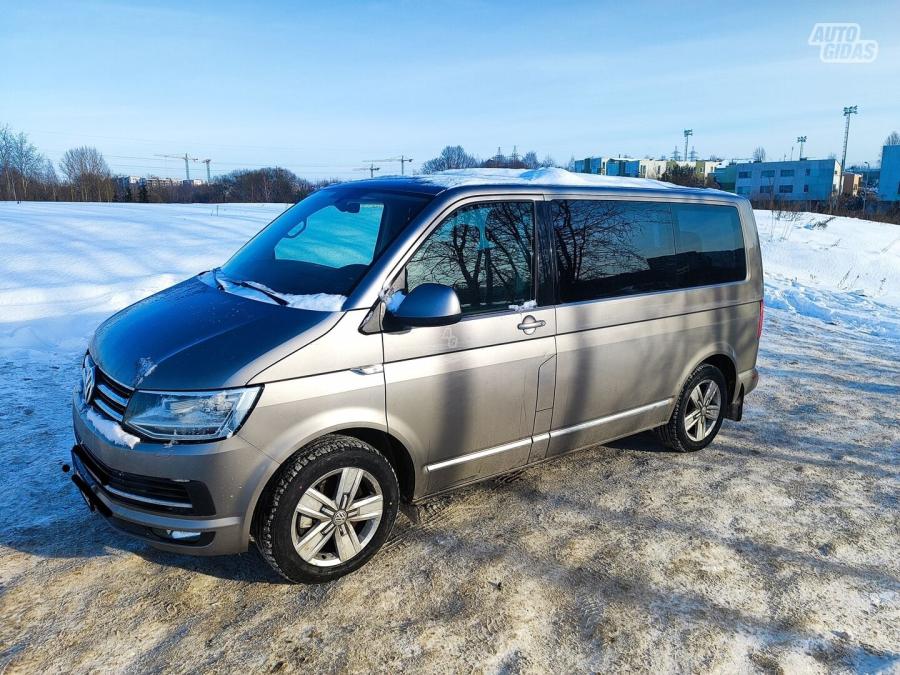 Grey Volkswagen Multivan 2017 in Vilnius, with an engine capacity of 2.00 L and mileage of 320 thousand km for 14500 €, photo 5 on AUTOMOTO.COM.LV