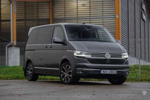 Grey Volkswagen Multivan 2020 in Riga, with an engine capacity of 1.97 L and mileage of 165 thousand km for 36990 €, photo 2 on AUTOMOTO.COM.LV