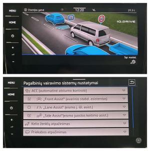 Pelēks Volkswagen Multivan 2021 Kauņa, ar dzinēja tilpumu 1.97 L un nobraukumu 152 tūkst. km par 34800 €, foto 14 vietnē AUTOMOTO.COM.LV