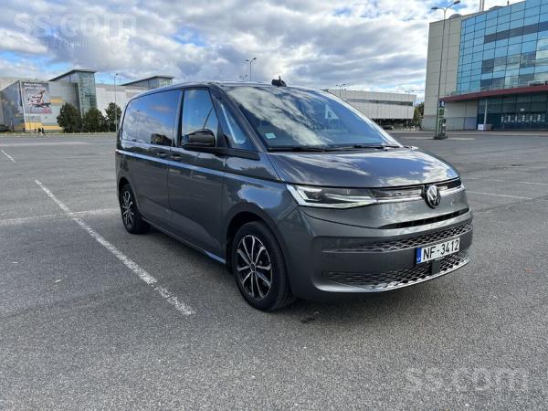 Grey Volkswagen Multivan 2022 in Riga, with an engine capacity of 2.00 L and mileage of 52 thousand km for 45900 €, photo 3 on AUTOMOTO.COM.LV