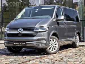Grey Volkswagen Multivan 2022 in Riga, with an engine capacity of 2.00 L and mileage of 78 thousand km for 47777 €, photo  on AUTOMOTO.COM.LV