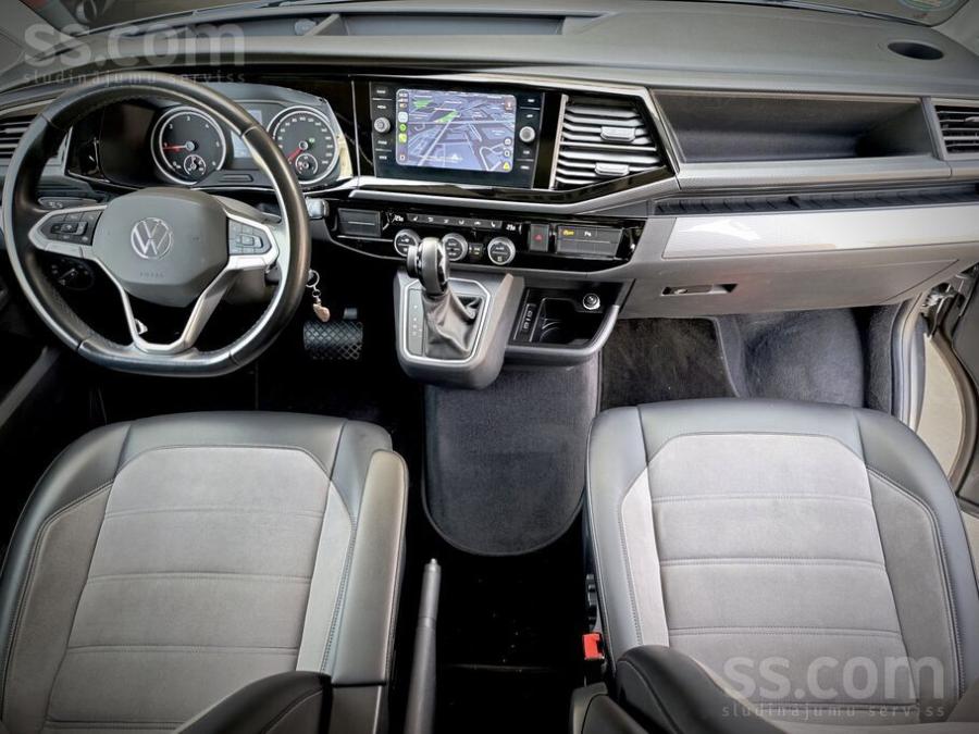 Grey Volkswagen Multivan 2022 in Riga, with an engine capacity of 2.00 L and mileage of 78 thousand km for 47777 €, photo 13 on AUTOMOTO.COM.LV