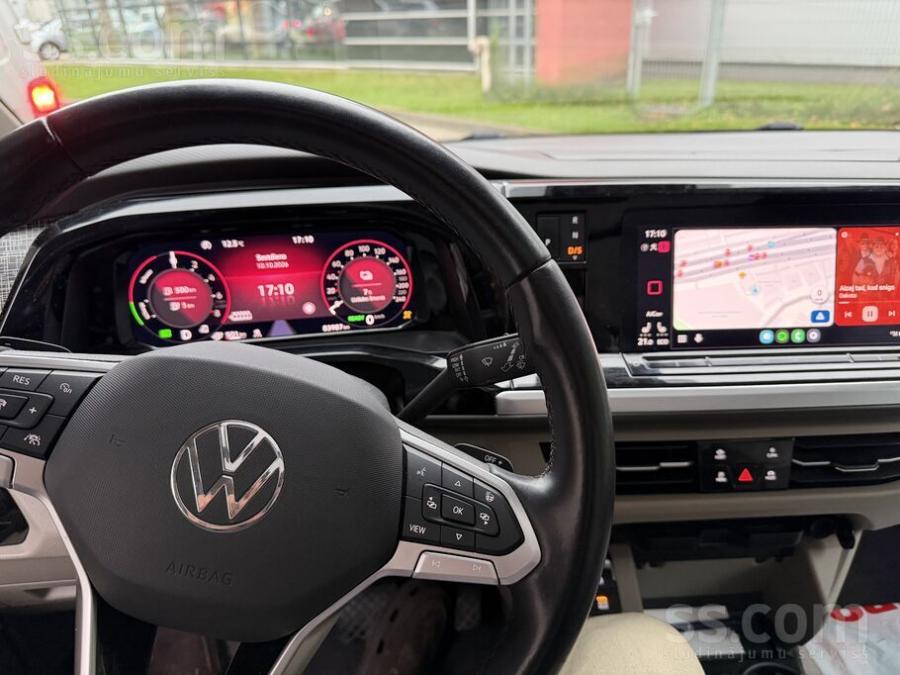 Pelēks Volkswagen Multivan 2022 Rīga, ar dzinēja tilpumu 1.40 L un nobraukumu 84 tūkst. km par 38500 €, foto 10 vietnē AUTOMOTO.COM.LV