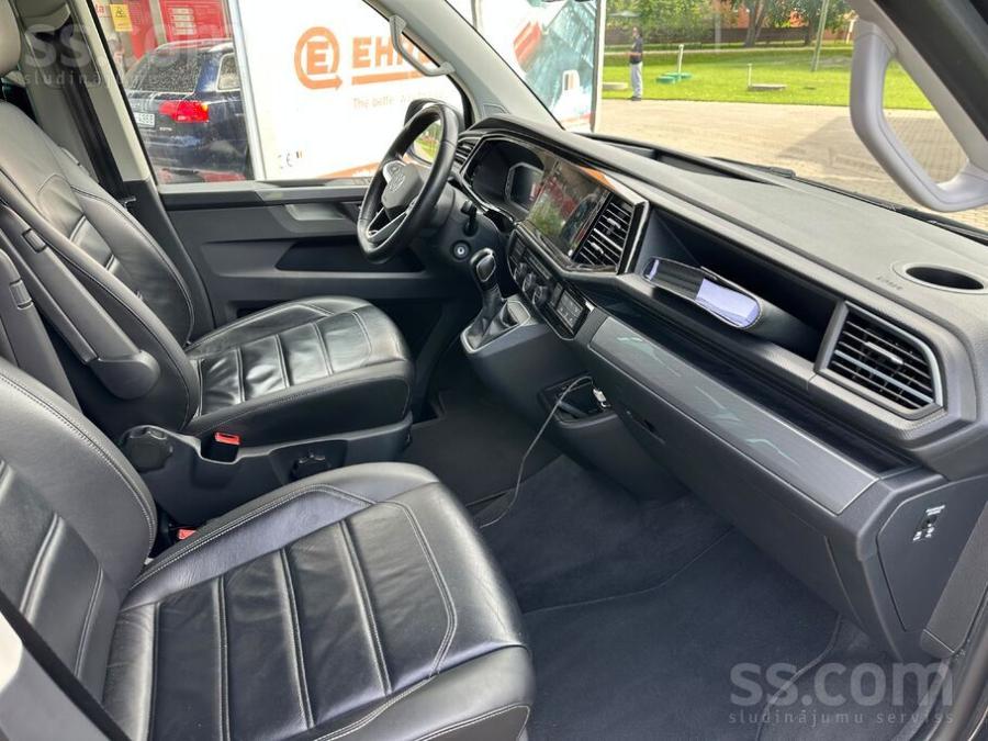 Grey Volkswagen Multivan 2023 in Riga, with an engine capacity of 2.00 L and mileage of 93 thousand km for 44900 €, photo 14 on AUTOMOTO.COM.LV