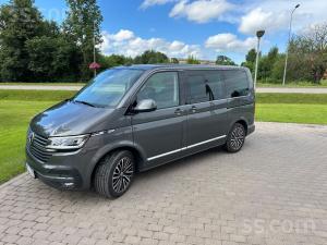 Grey Volkswagen Multivan 2023 in Riga, with an engine capacity of 2.00 L and mileage of 93 thousand km for 44900 €, photo 16 on AUTOMOTO.COM.LV