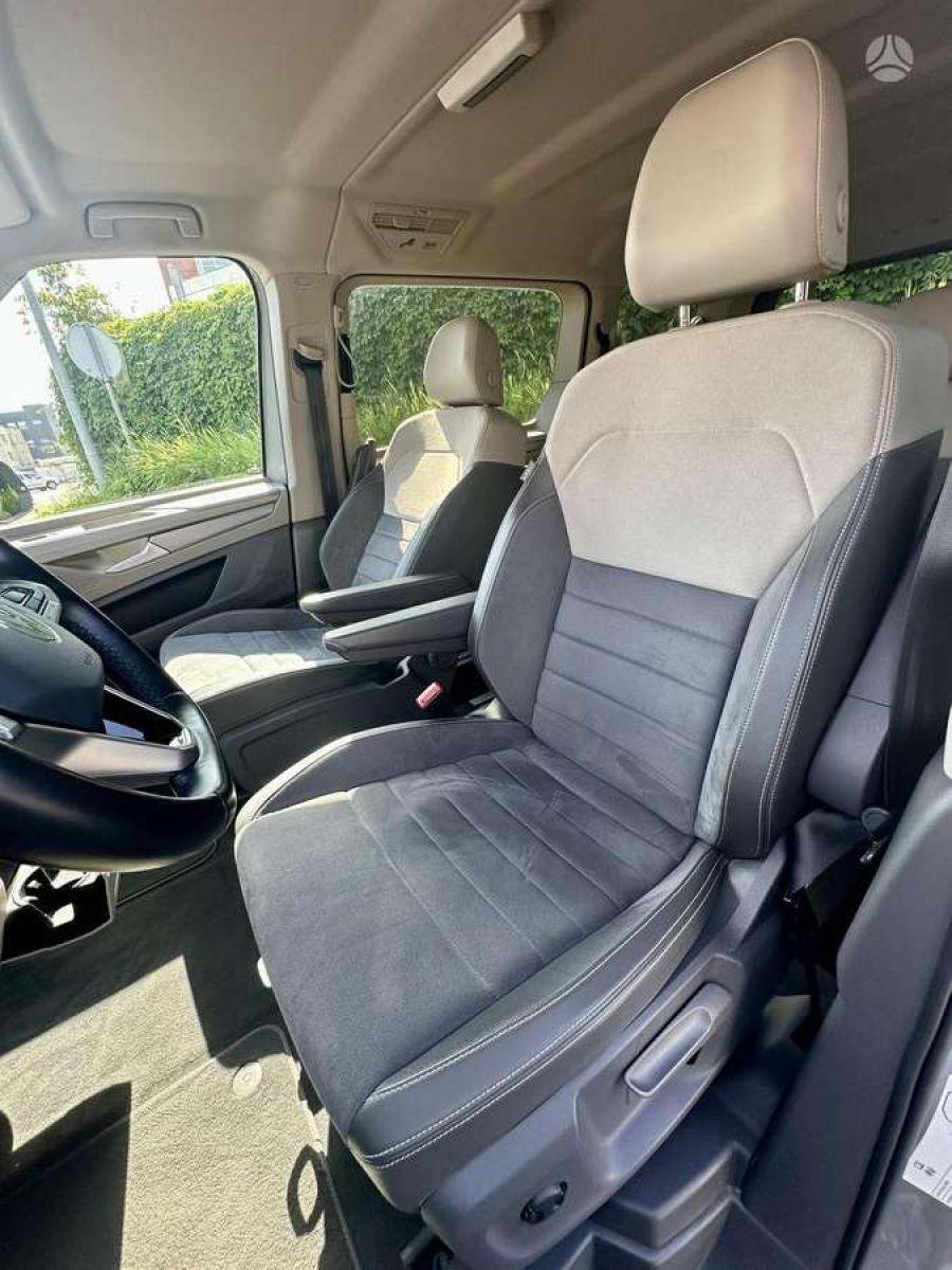 Pelēks Volkswagen Multivan 2023 Viļņa, ar dzinēja tilpumu 1.50 L un nobraukumu 79 tūkst. km par 43500 €, foto 7 vietnē AUTOMOTO.COM.LV