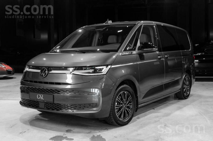 Pelēks Volkswagen Multivan 2024 Rīga, ar dzinēja tilpumu 2.00 L un nobraukumu 6 tūkst. km par 53880 €, foto 1 vietnē AUTOMOTO.COM.LV