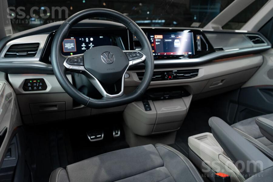 Pelēks Volkswagen Multivan 2024 Rīga, ar dzinēja tilpumu 2.00 L un nobraukumu 6 tūkst. km par 53880 €, foto 10 vietnē AUTOMOTO.COM.LV