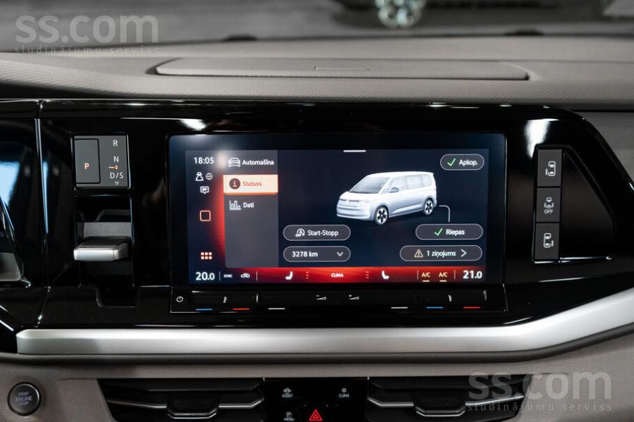 Pelēks Volkswagen Multivan 2024 Rīga, ar dzinēja tilpumu 2.00 L un nobraukumu 6 tūkst. km par 53880 €, foto 26 vietnē AUTOMOTO.COM.LV