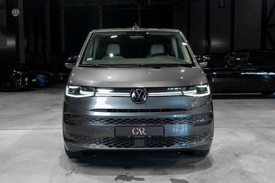 Grey Volkswagen Multivan 2024 in Riga, with an engine capacity of 1.97 L and mileage of 6 thousand km for 53880 €, photo 3 on AUTOMOTO.COM.LV