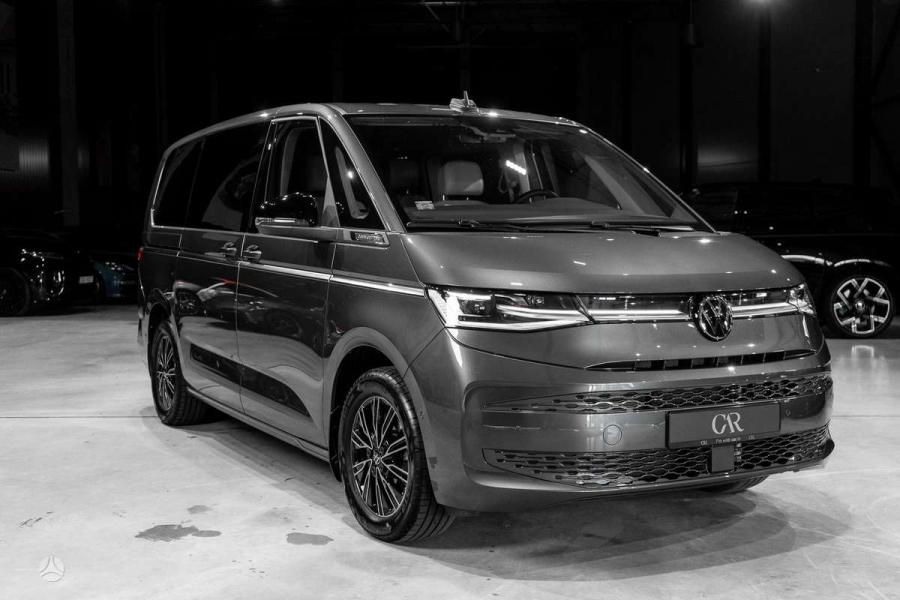 Grey Volkswagen Multivan 2024 in Riga, with an engine capacity of 1.97 L and mileage of 6 thousand km for 53880 €, photo 4 on AUTOMOTO.COM.LV