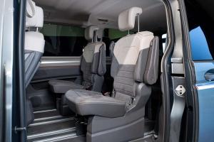 Grey Volkswagen Multivan 2024 in Riga, with an engine capacity of 1.97 L and mileage of 6 thousand km for 53880 €, photo 14 on AUTOMOTO.COM.LV