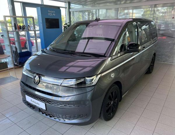 Grey Volkswagen Multivan 2025 in Kaunas, with an engine capacity of 1.98 L and mileage of 17 thousand km for 66500 €, photo 1 on AUTOMOTO.COM.LV