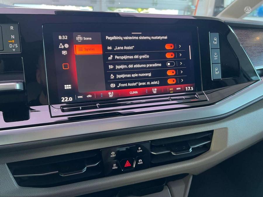 Pelēks Volkswagen Multivan 2025 Kauņa, ar dzinēja tilpumu 1.98 L un nobraukumu 17 tūkst. km par 66500 €, foto 18 vietnē AUTOMOTO.COM.LV