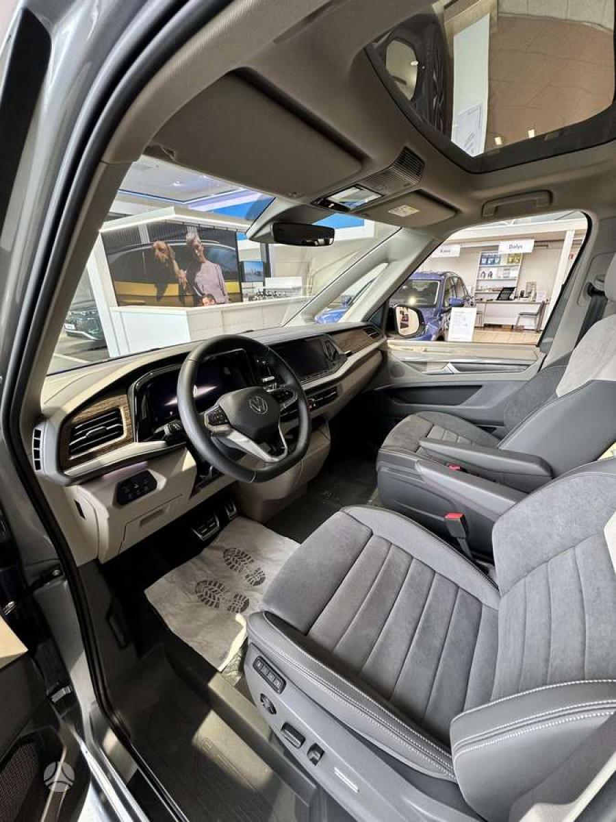 Pelēks Volkswagen Multivan 2026 Panevēža, ar dzinēja tilpumu 1.97 L un nobraukumu 0 tūkst. km par 64900 €, foto 7 vietnē AUTOMOTO.COM.LV