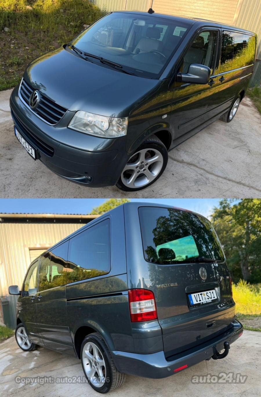Pelēks Volkswagen Multivan 2004 Viljandi, ar dzinēja tilpumu 2.50 L un nobraukumu 344 tūkst. km par 8790 €, foto 6 vietnē AUTOMOTO.COM.LV