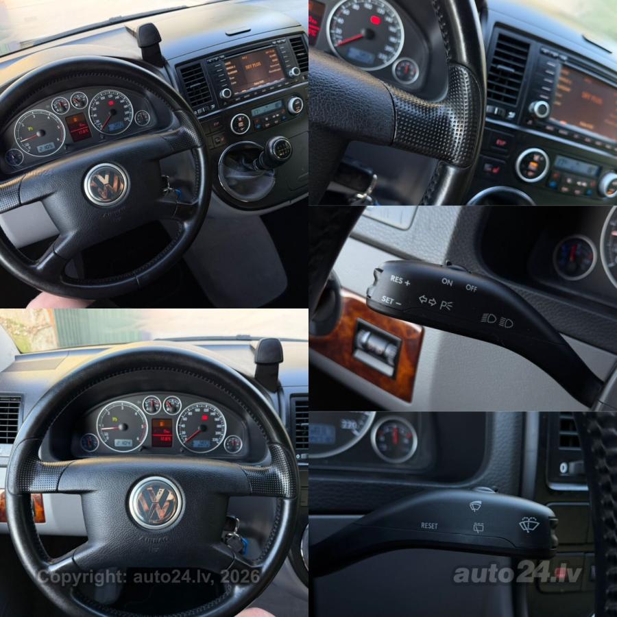 Pelēks Volkswagen Multivan 2004 Viljandi, ar dzinēja tilpumu 2.50 L un nobraukumu 344 tūkst. km par 8790 €, foto 15 vietnē AUTOMOTO.COM.LV