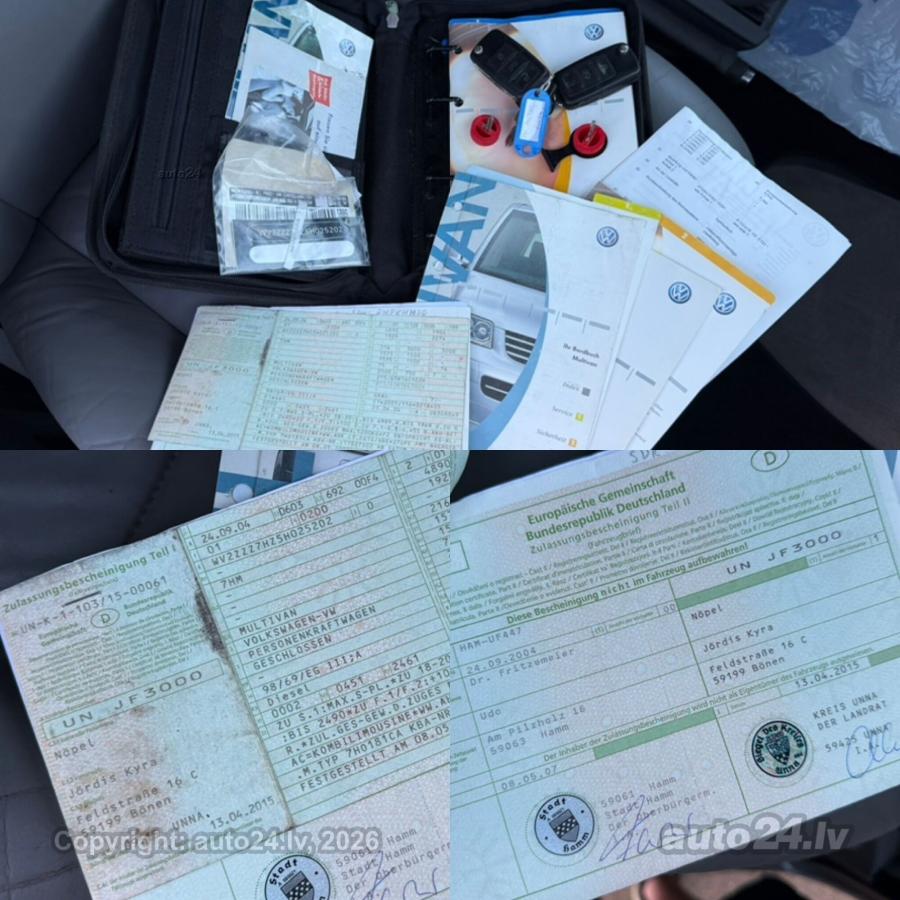 Pelēks Volkswagen Multivan 2004 Viljandi, ar dzinēja tilpumu 2.50 L un nobraukumu 344 tūkst. km par 8790 €, foto 29 vietnē AUTOMOTO.COM.LV