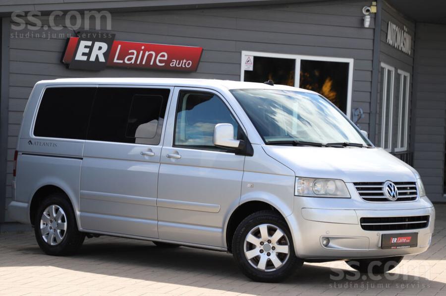 Grey Volkswagen Multivan 2007 in Tukums, with an engine capacity of 2.50 L and mileage of 303 thousand km for 8200 €, photo 6 on AUTOMOTO.COM.LV