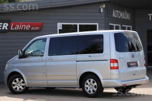 Grey Volkswagen Multivan 2007 in Tukums, with an engine capacity of 2.50 L and mileage of 303 thousand km for 8200 €, photo 7 on AUTOMOTO.COM.LV