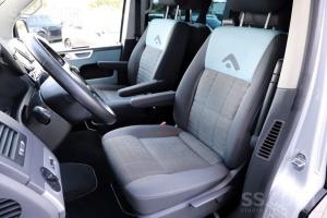 Grey Volkswagen Multivan 2007 in Tukums, with an engine capacity of 2.50 L and mileage of 303 thousand km for 8200 €, photo 10 on AUTOMOTO.COM.LV