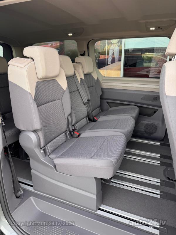 Grey Volkswagen Multivan 2025 in Viljandi, with an engine capacity of 2.00 L and mileage of 1 thousand km for 52001 €, photo 5 on AUTOMOTO.COM.LV