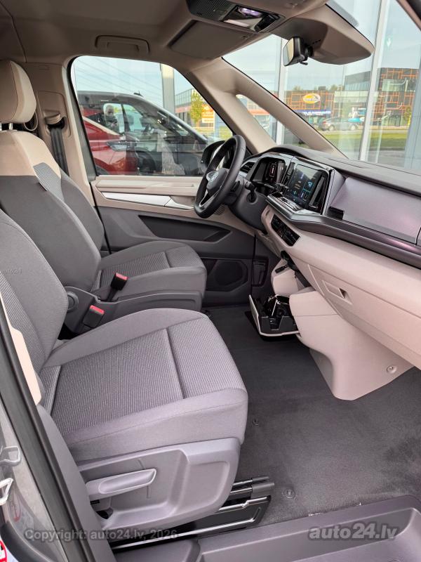 Grey Volkswagen Multivan 2025 in Viljandi, with an engine capacity of 2.00 L and mileage of 1 thousand km for 52001 €, photo 6 on AUTOMOTO.COM.LV