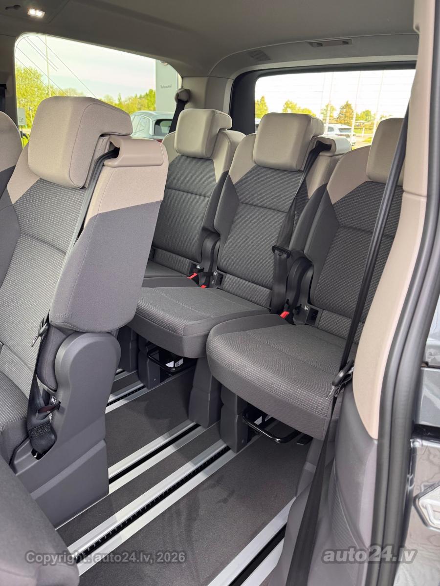 Grey Volkswagen Multivan 2025 in Viljandi, with an engine capacity of 2.00 L and mileage of 1 thousand km for 52001 €, photo 10 on AUTOMOTO.COM.LV